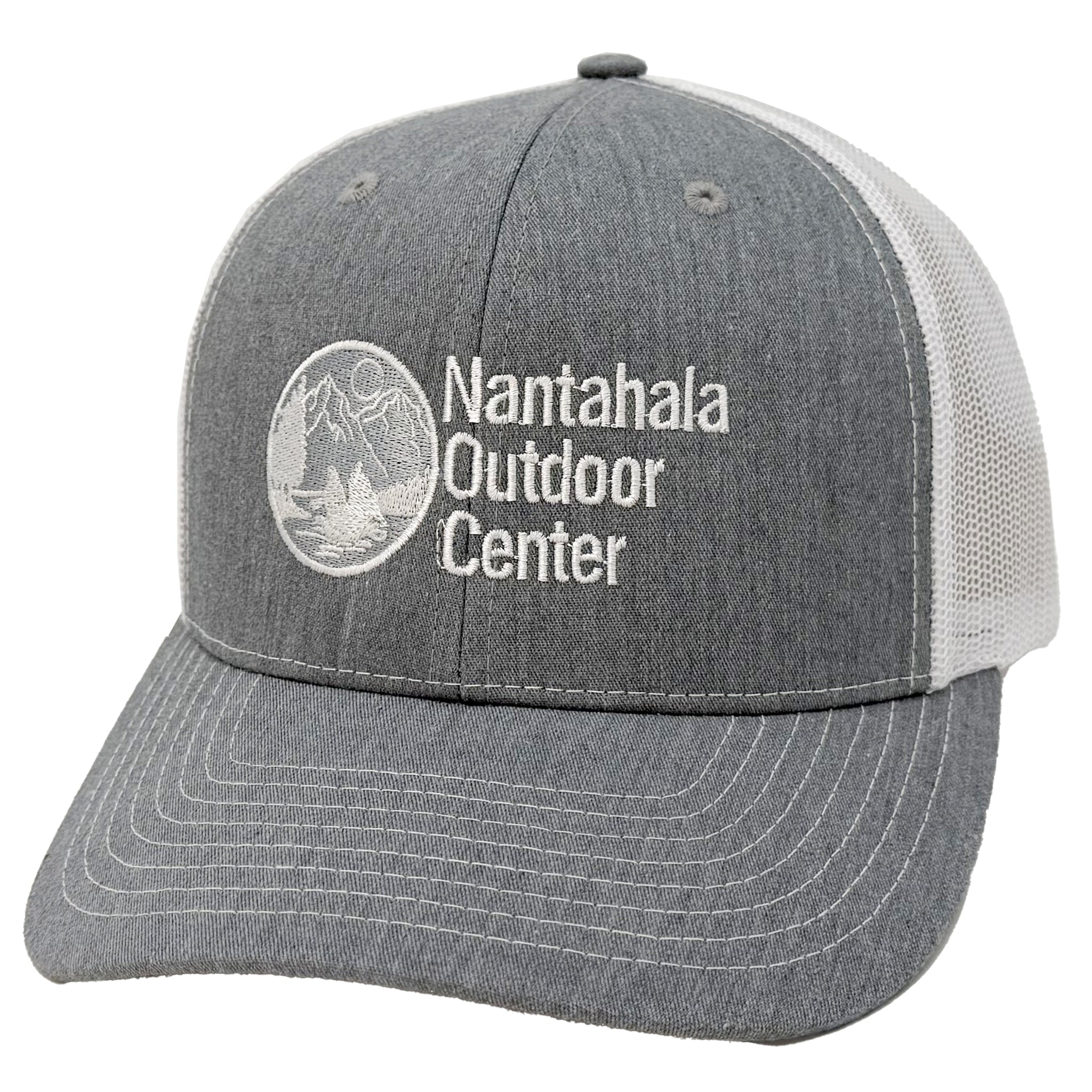 Original Logo Direct Embroidery Hat - Heather Grey/White – Nantahala ...